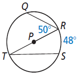 Inscribed Angle and Intercepted Arc of Circle
