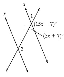 Worksheet on Parallel Lines and Transversals
