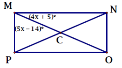 Properties of Rectangle with Diagonals and Angles Worksheet
