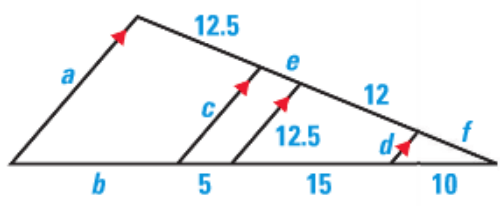 Triangle Proportionality Theorem Worksheet