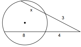 Finding Length of Secants Intersecting Lines Outside Circle Worksheet
